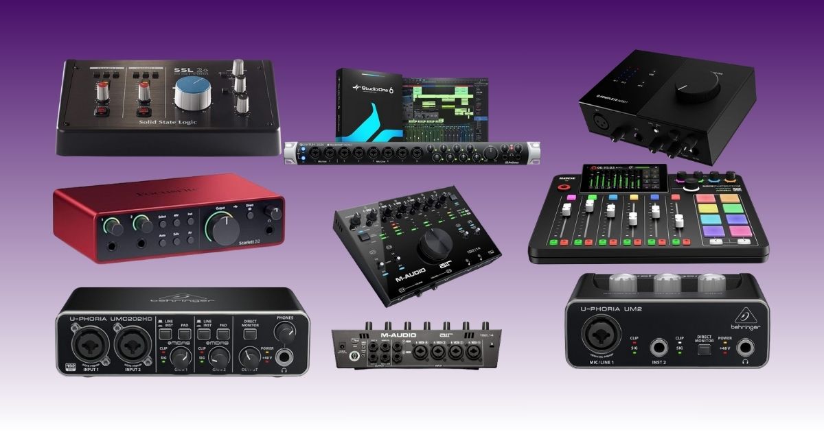As 8 Melhores Interfaces de Áudio Para Home Studio Em 2025 - Geek Musical